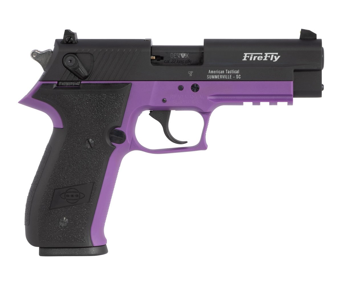 GSG Firefly .22 LR Pistol, Purple - GERG2210FFL