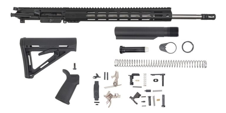 PSA 20" .224 Valkyrie 1/6.5 SS Rifle Length Barrel 15" Lightweight Hex ...