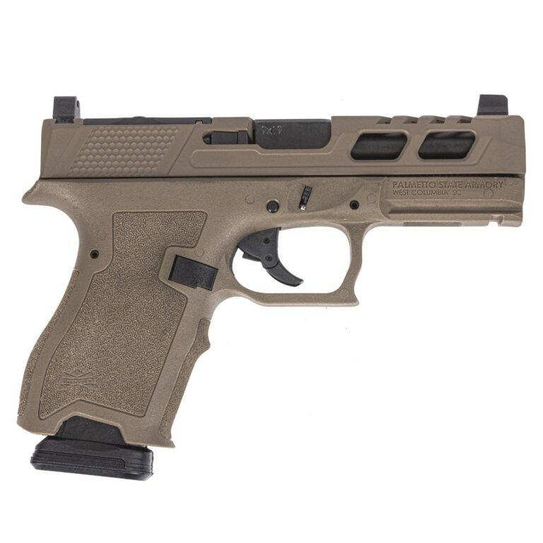 PSA Dagger Compact 9mm Pistol With SW6 RMR Slide & Non-Threaded Barrel, FDE